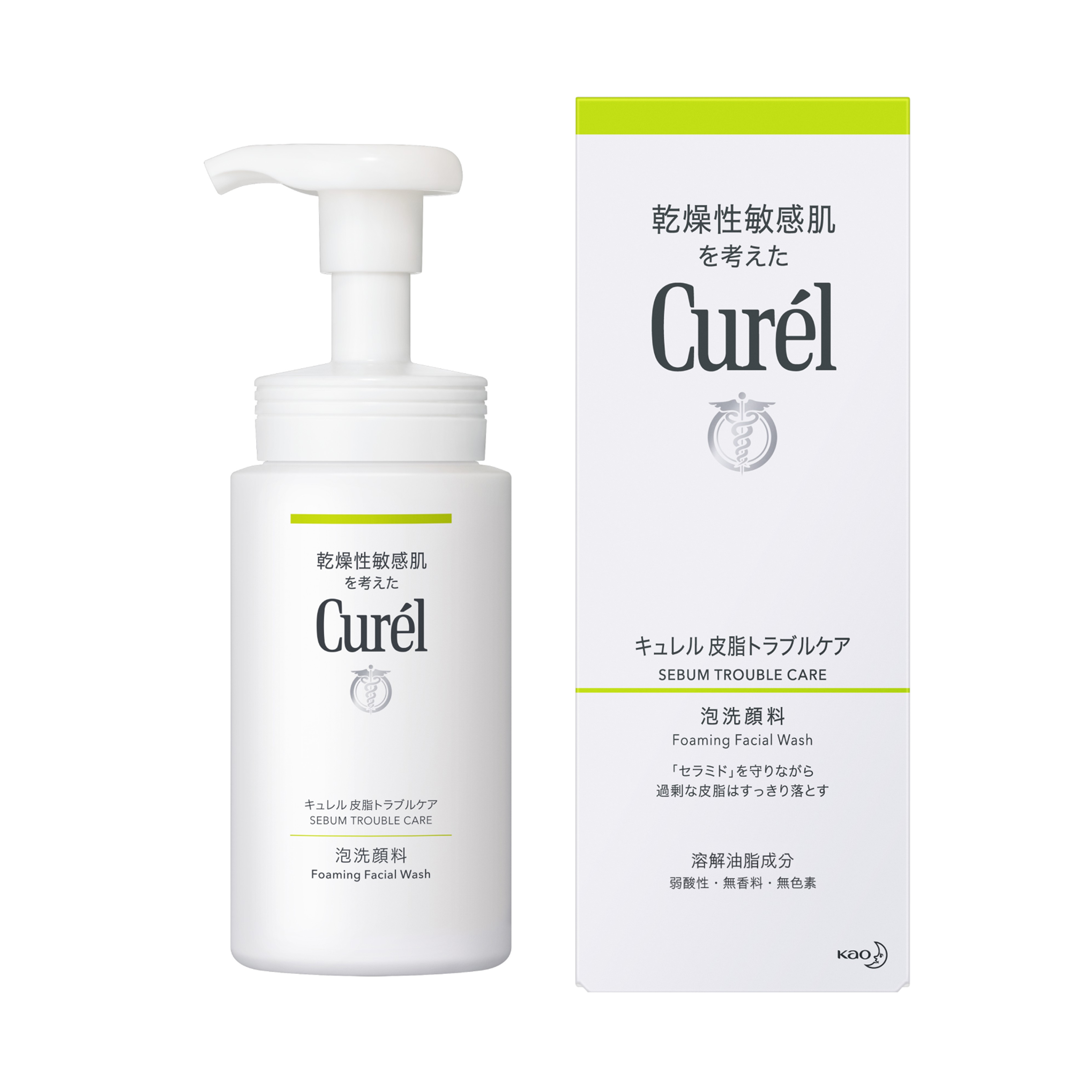 花王香港 產品資訊 Curél 深層控油保濕泡沫潔面乳 150ml