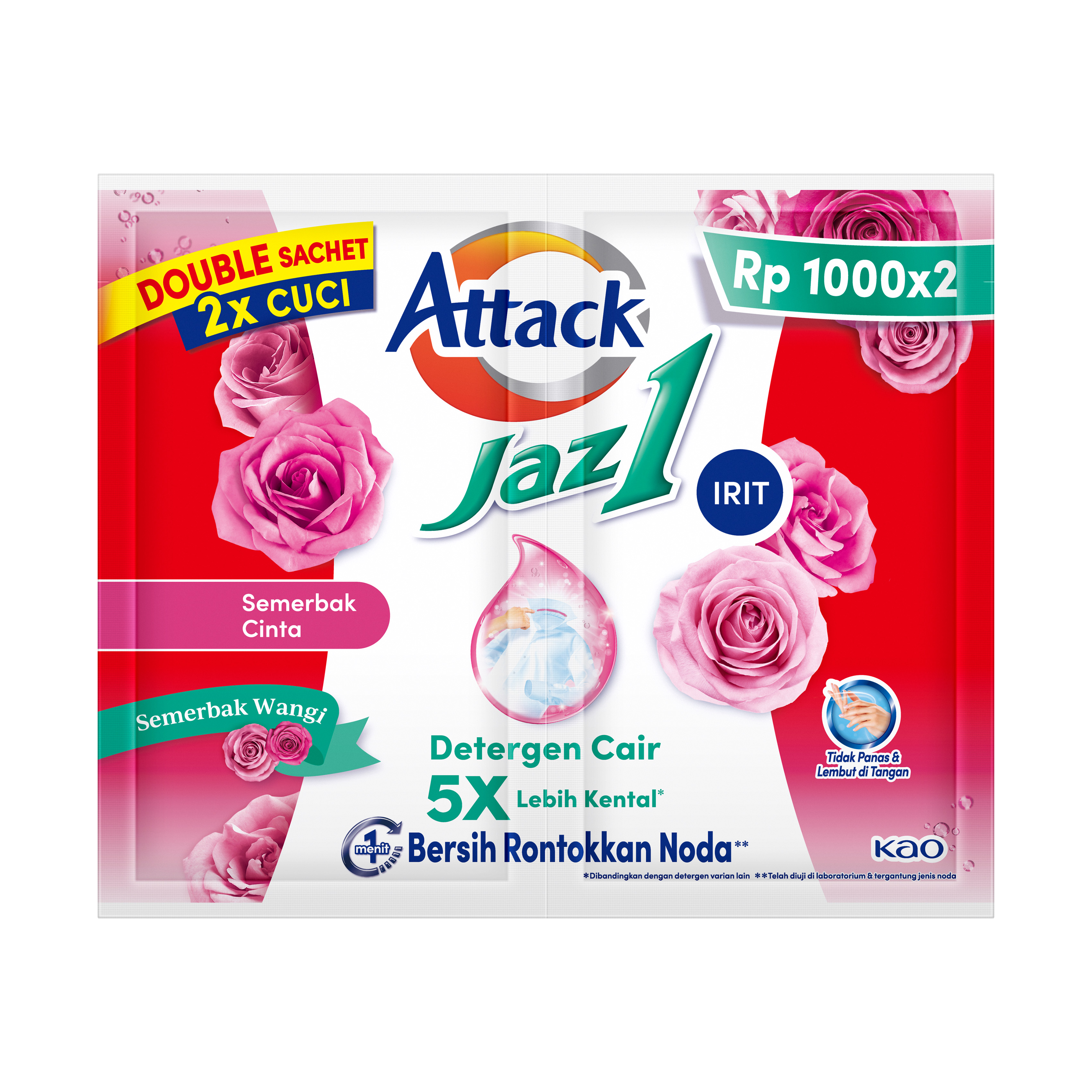 Kao Indonesia | Katalog Produk | Attack Jaz1 Semerbak Cinta Liquid 76g