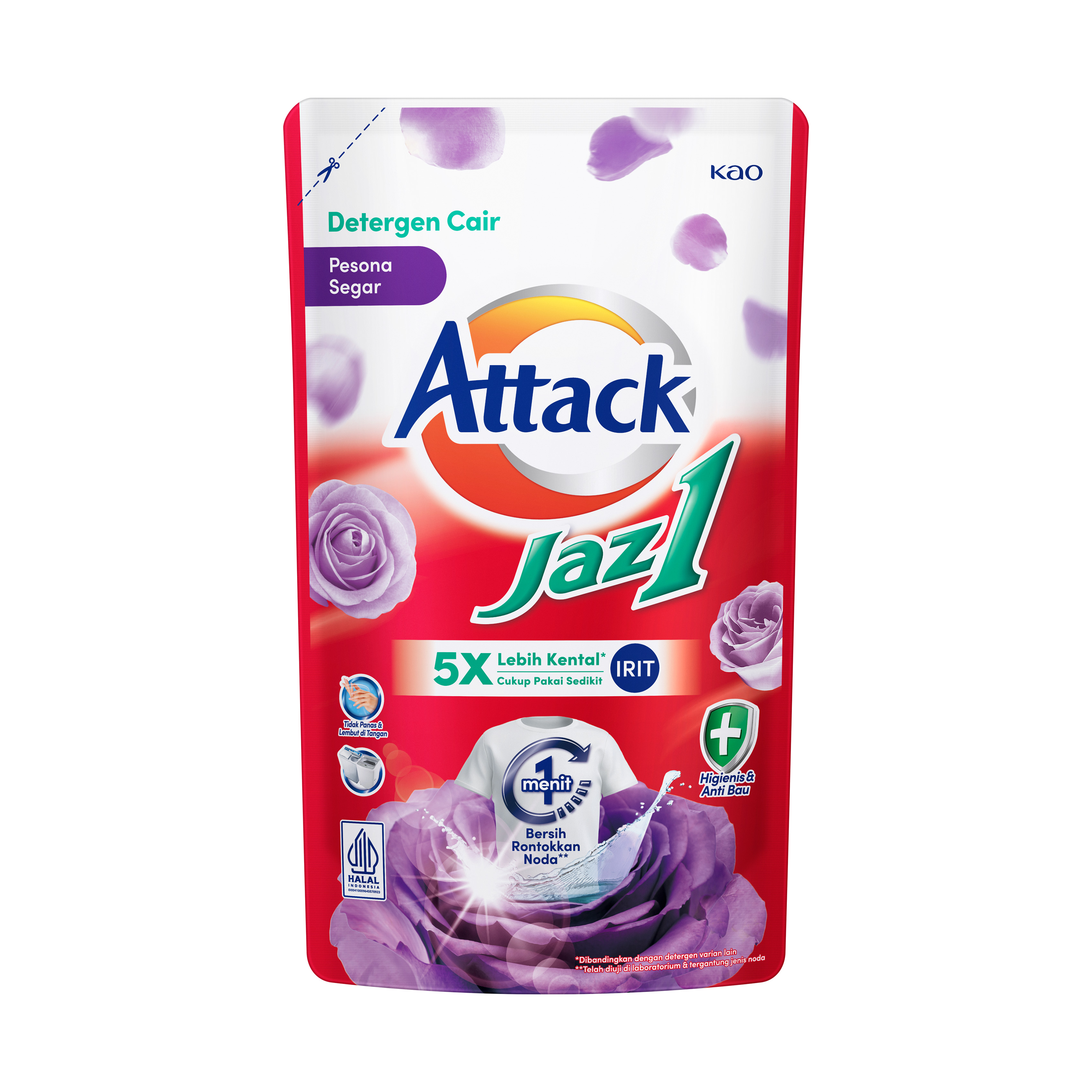 Kao Indonesia | Katalog Produk | Attack Jaz1 Pesona Segar Liquid 700g