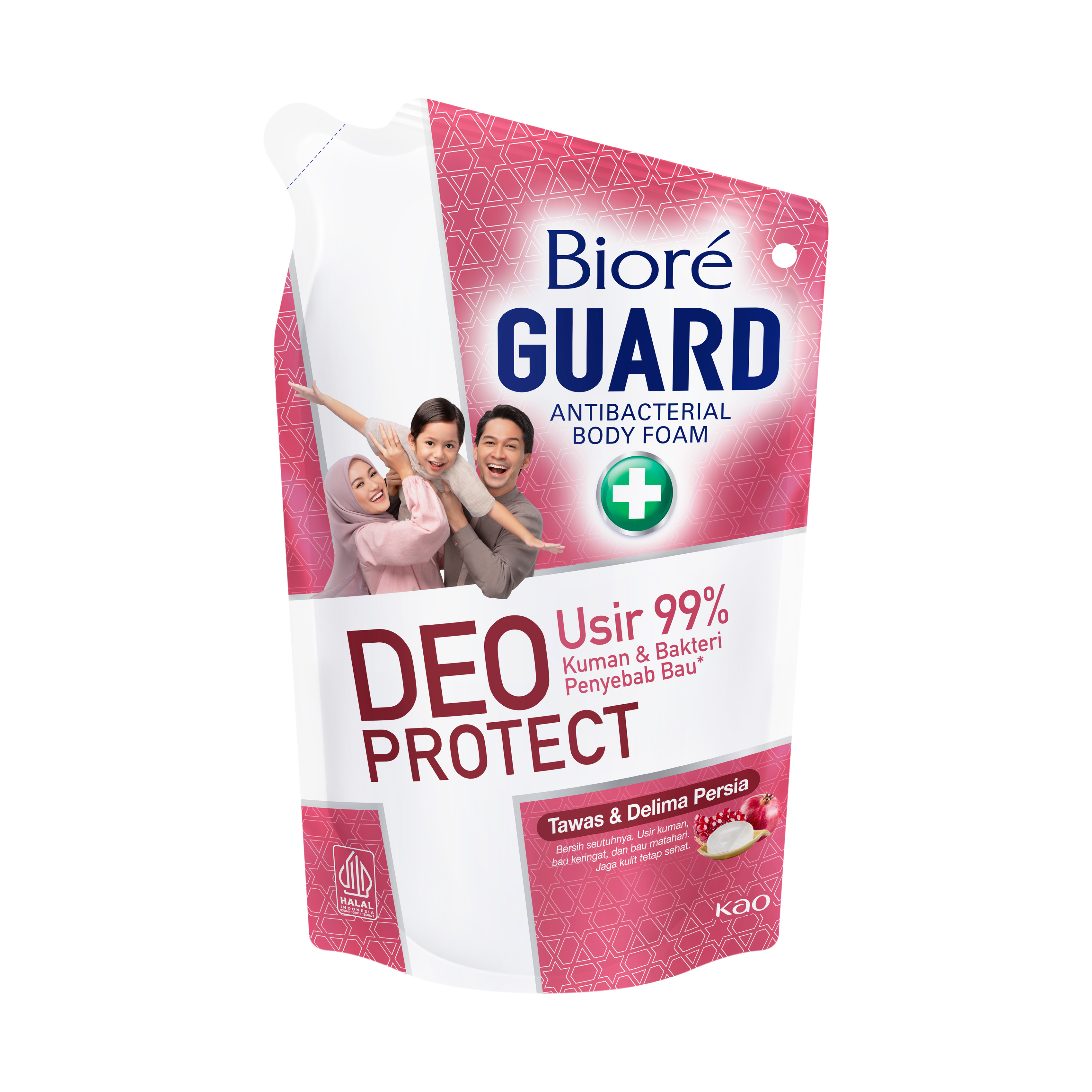 Kao Indonesia | Katalog Produk | Biore Guard Deo Protect Tawas + Delima Persia 400ml