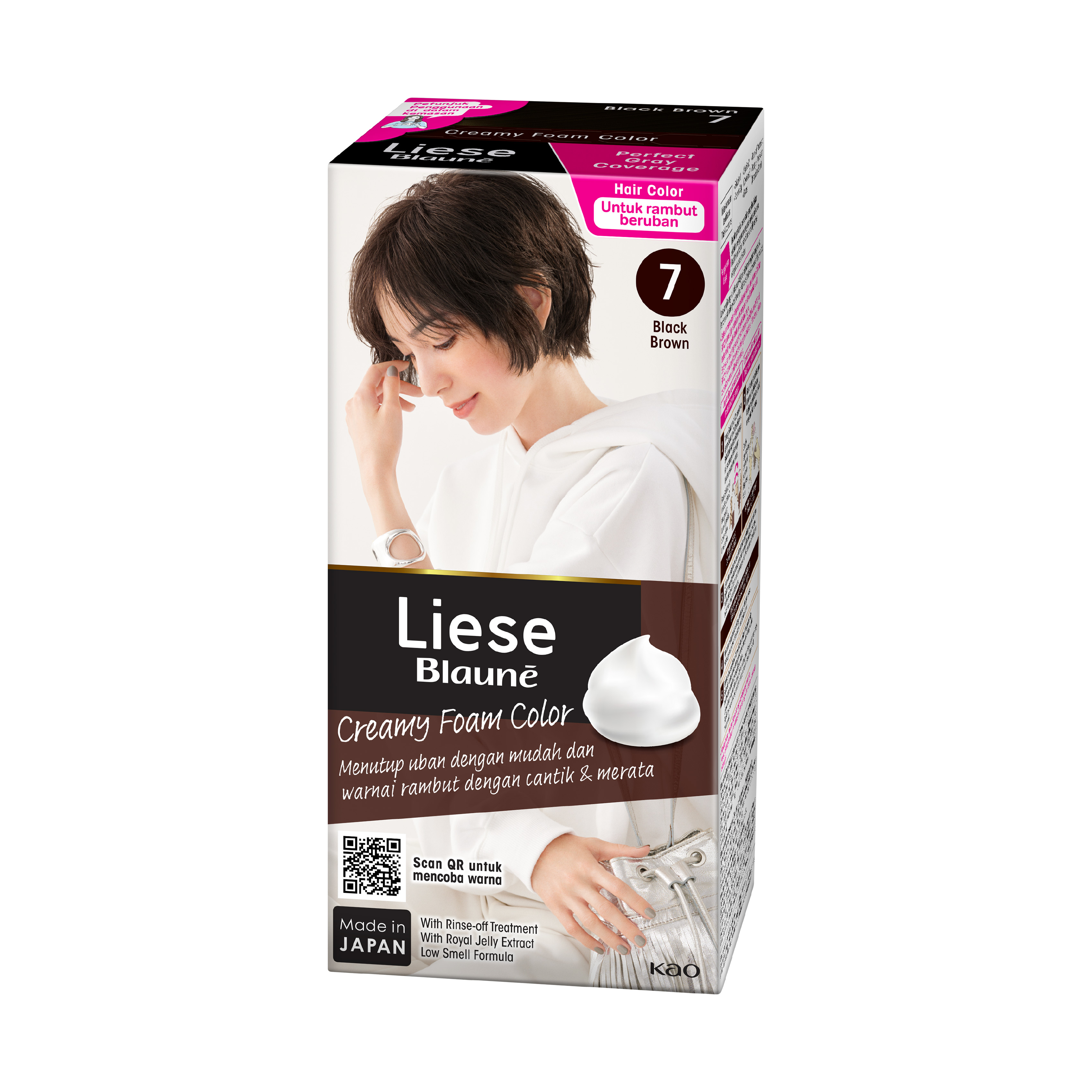 Kao Indonesia | Katalog Produk | Liese Blaune Creamy Foam Color Black ...