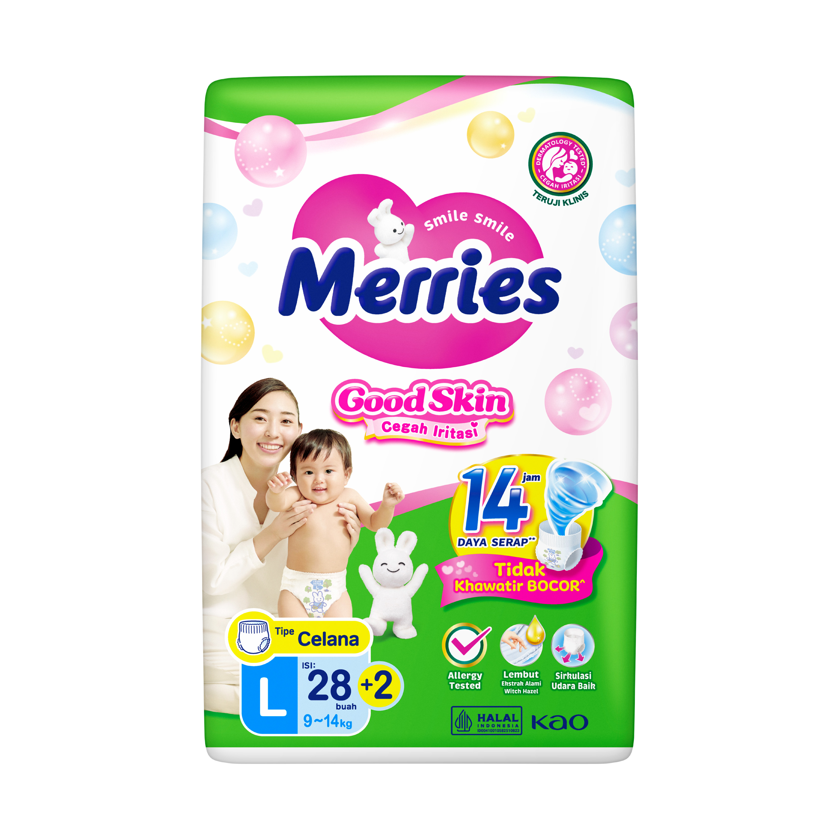 Kao Indonesia | Katalog Produk | Merries Good Skin L 28+2