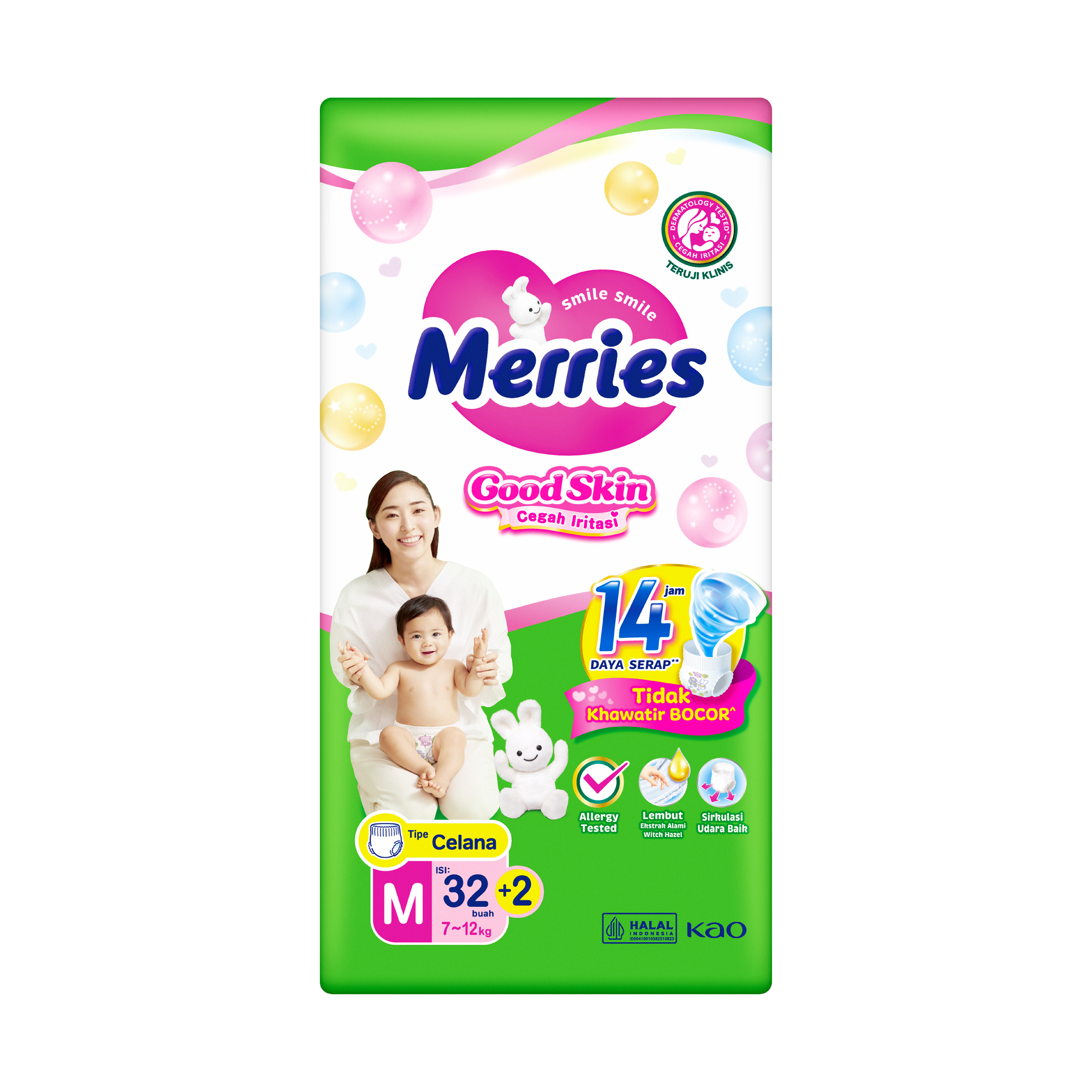 Kao Indonesia | Katalog Produk | Merries Good Skin M 32+2