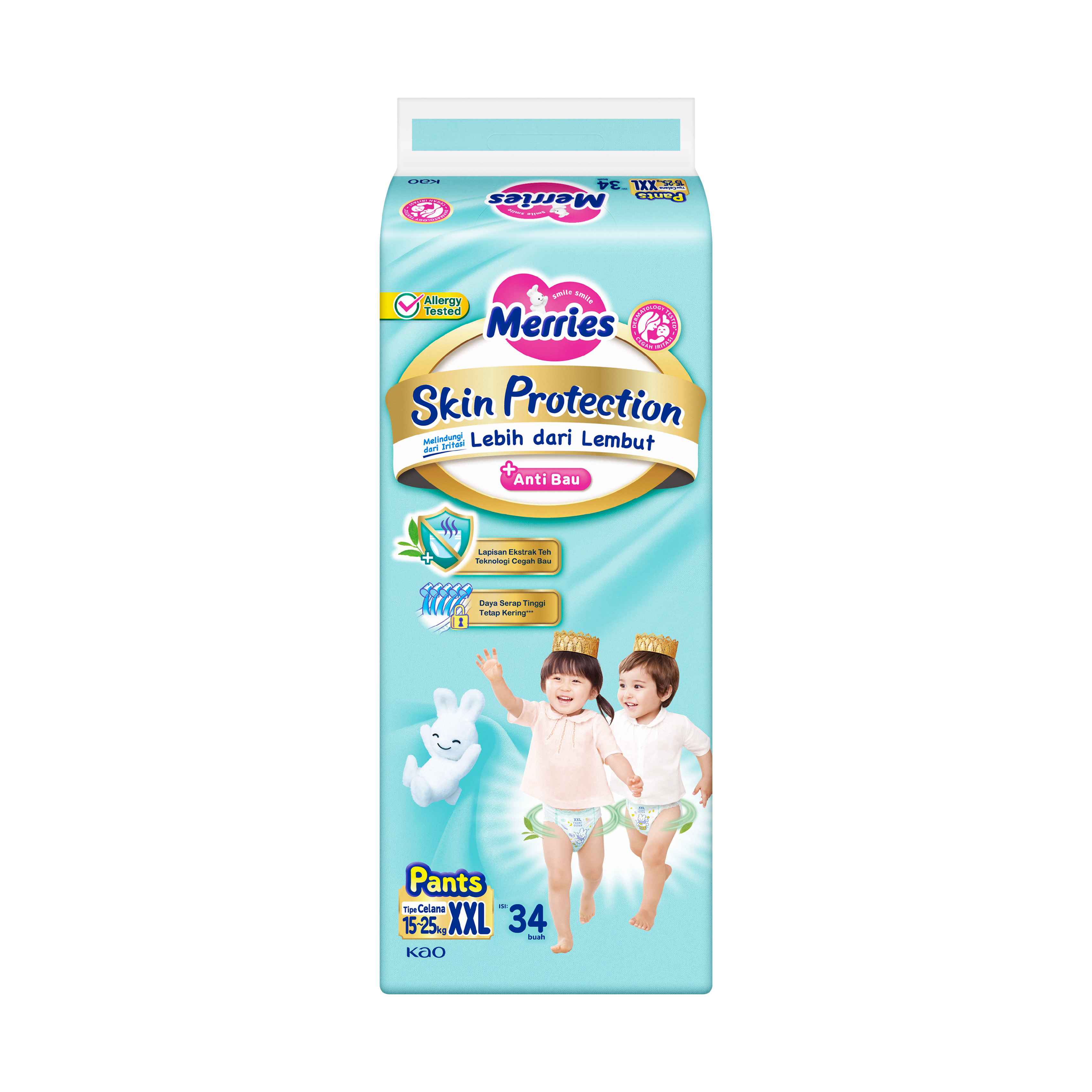 Kao Indonesia | Katalog Produk | Merries Skin Protection XXL 34