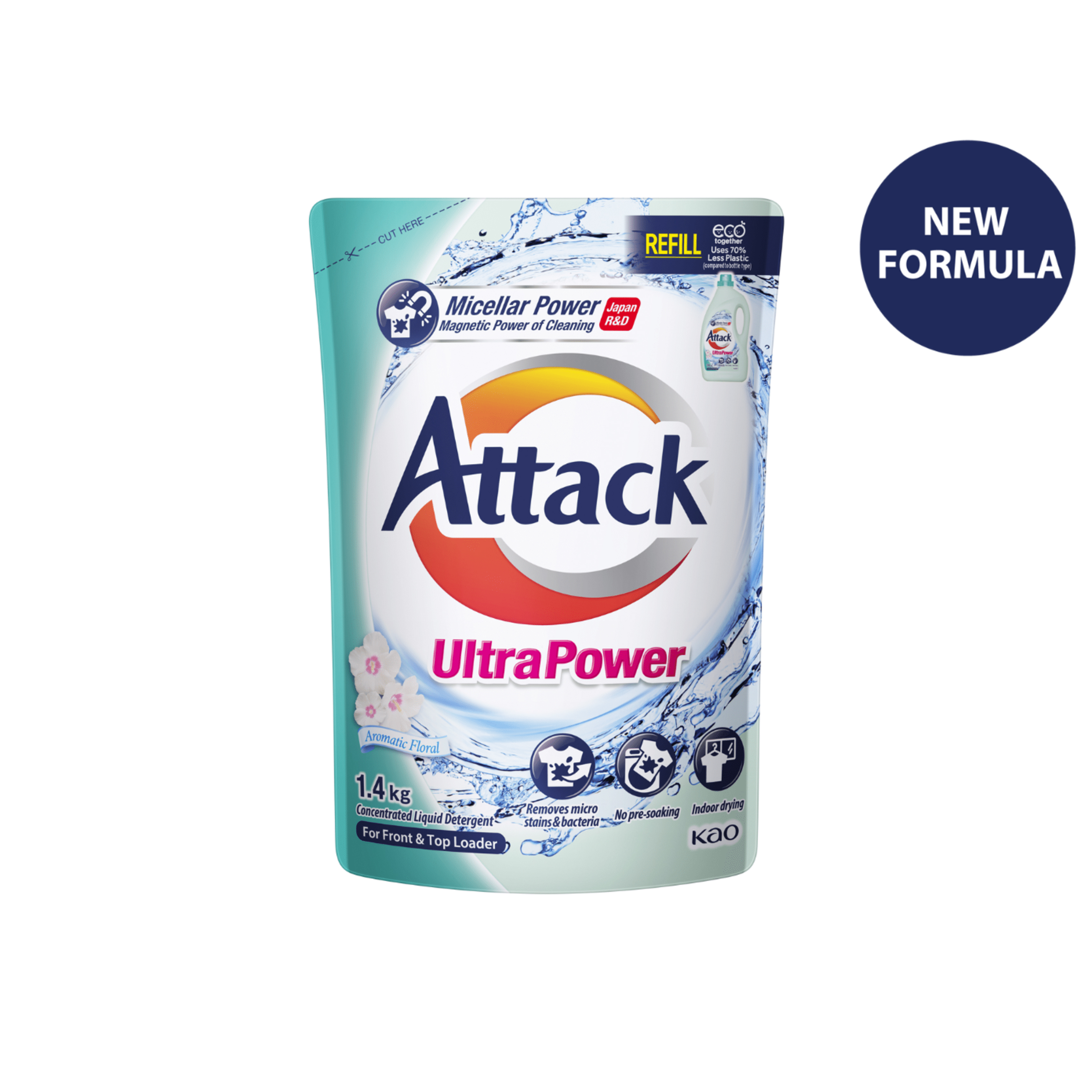 Kao Malaysia | Product Catalogue | Attack Liquid Detergent Ultra Power ...
