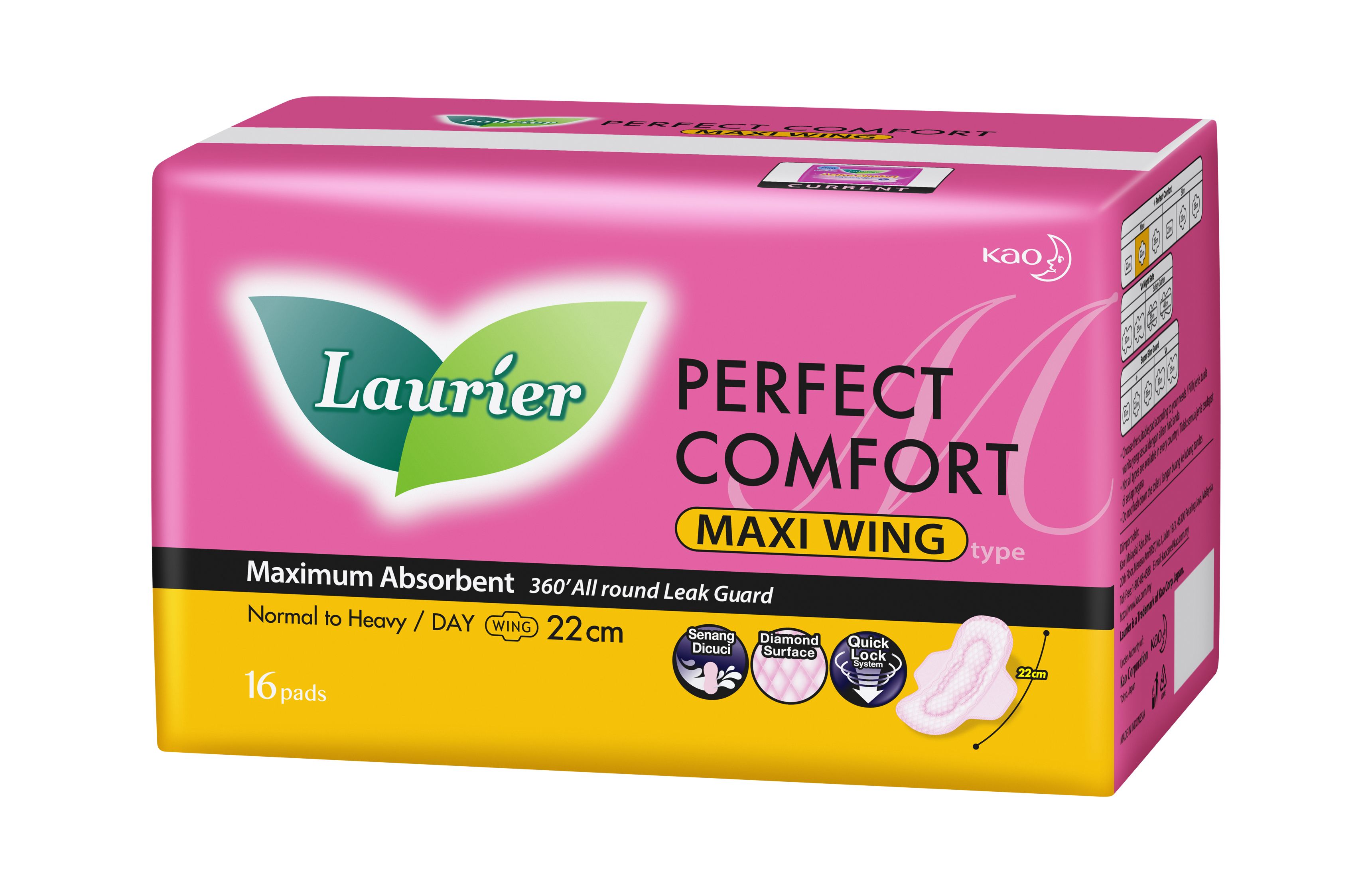 Kao Malaysia | Product Catalogue | Laurier Perfect Comfort Super Maxi ...