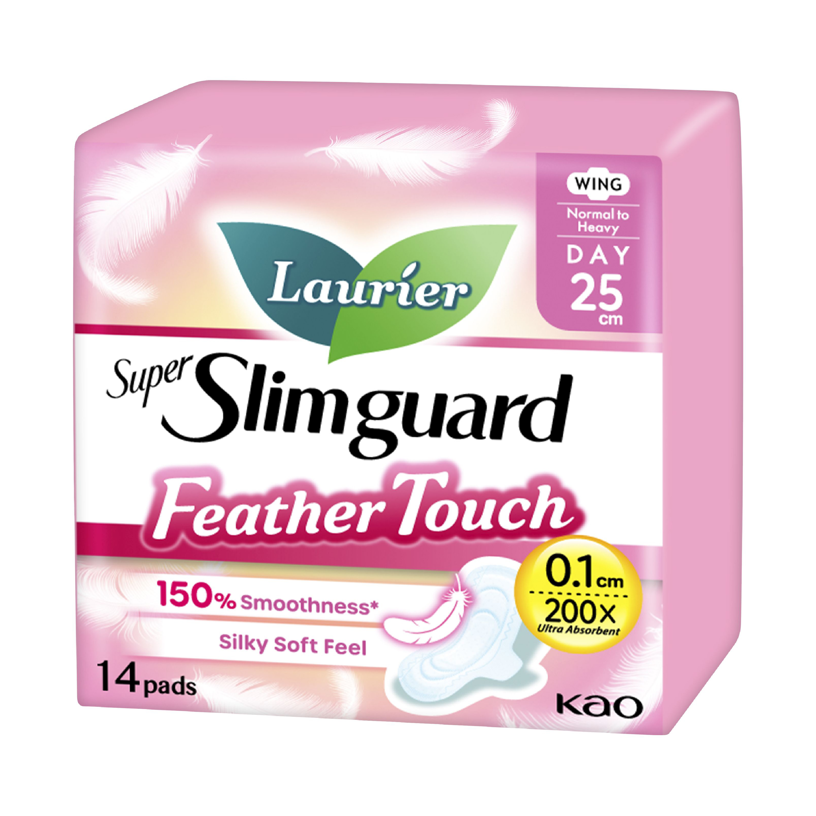 Kao Singapore | Product Catalog | Laurier Feather Touch Heavy Day 25cm