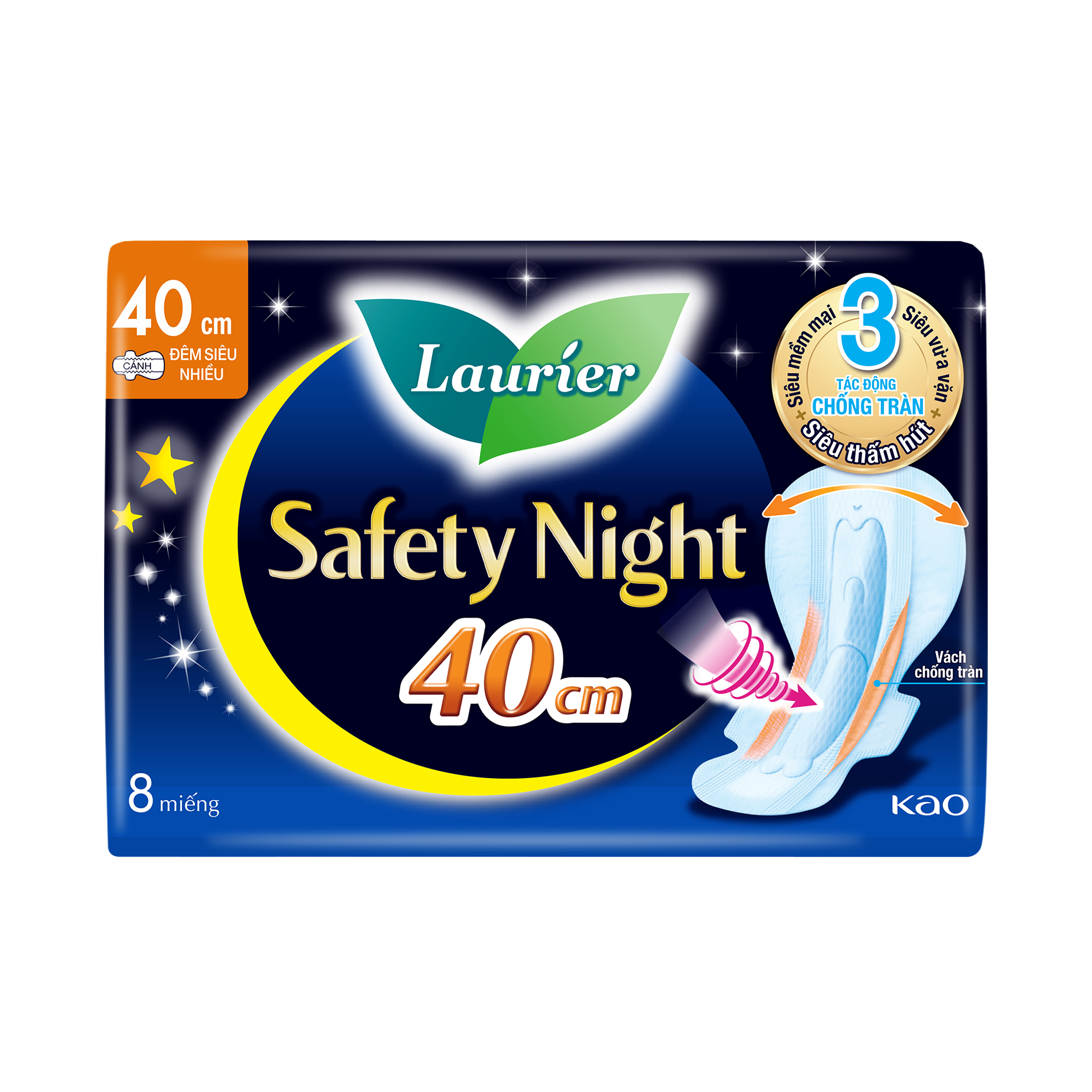 Kao Việt Nam | Catalogue sản phẩm | Laurier Safety Night Đêm Siêu An ...