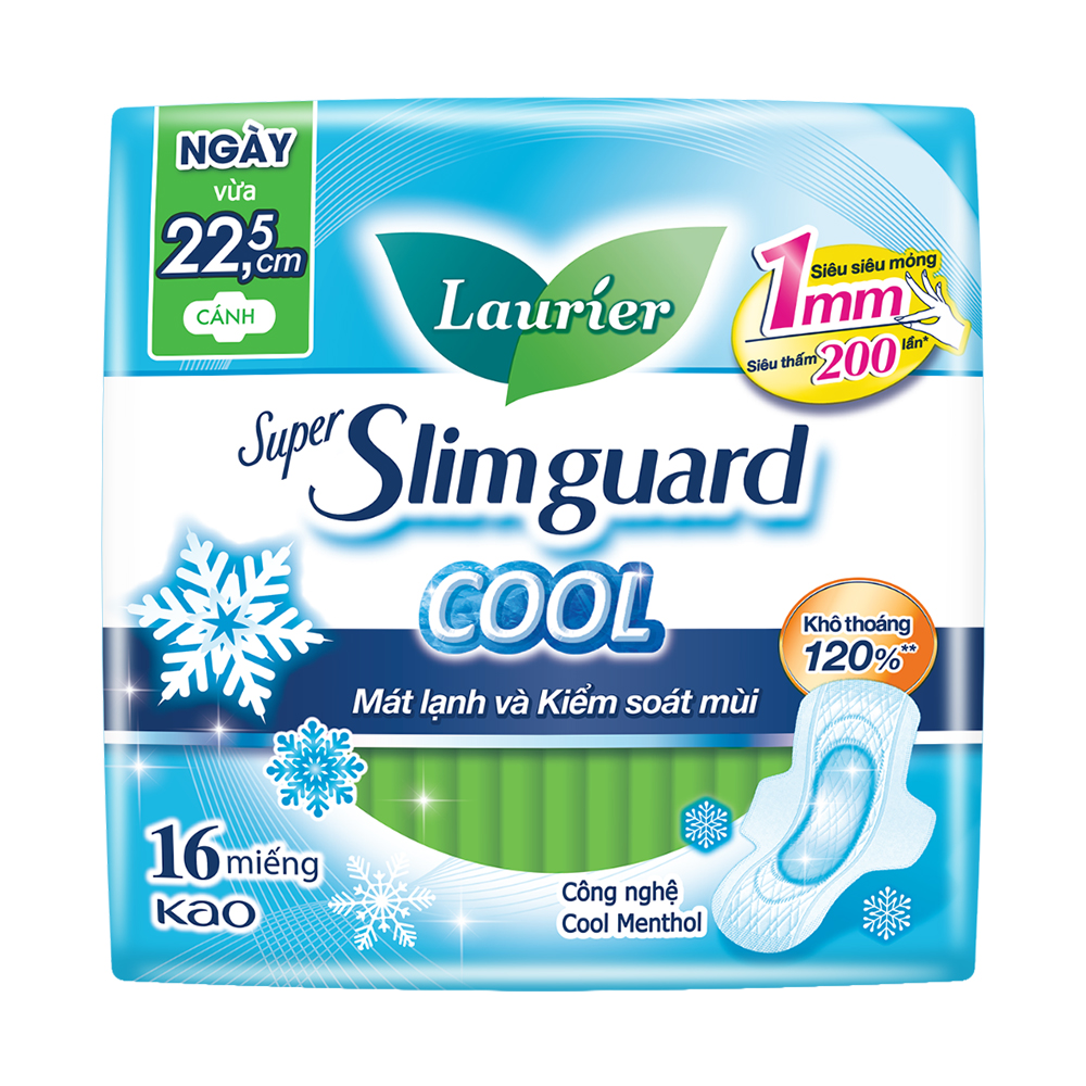 Kao Việt Nam | Catalogue sản phẩm | Laurier Super Slimguard Cool Mát ...